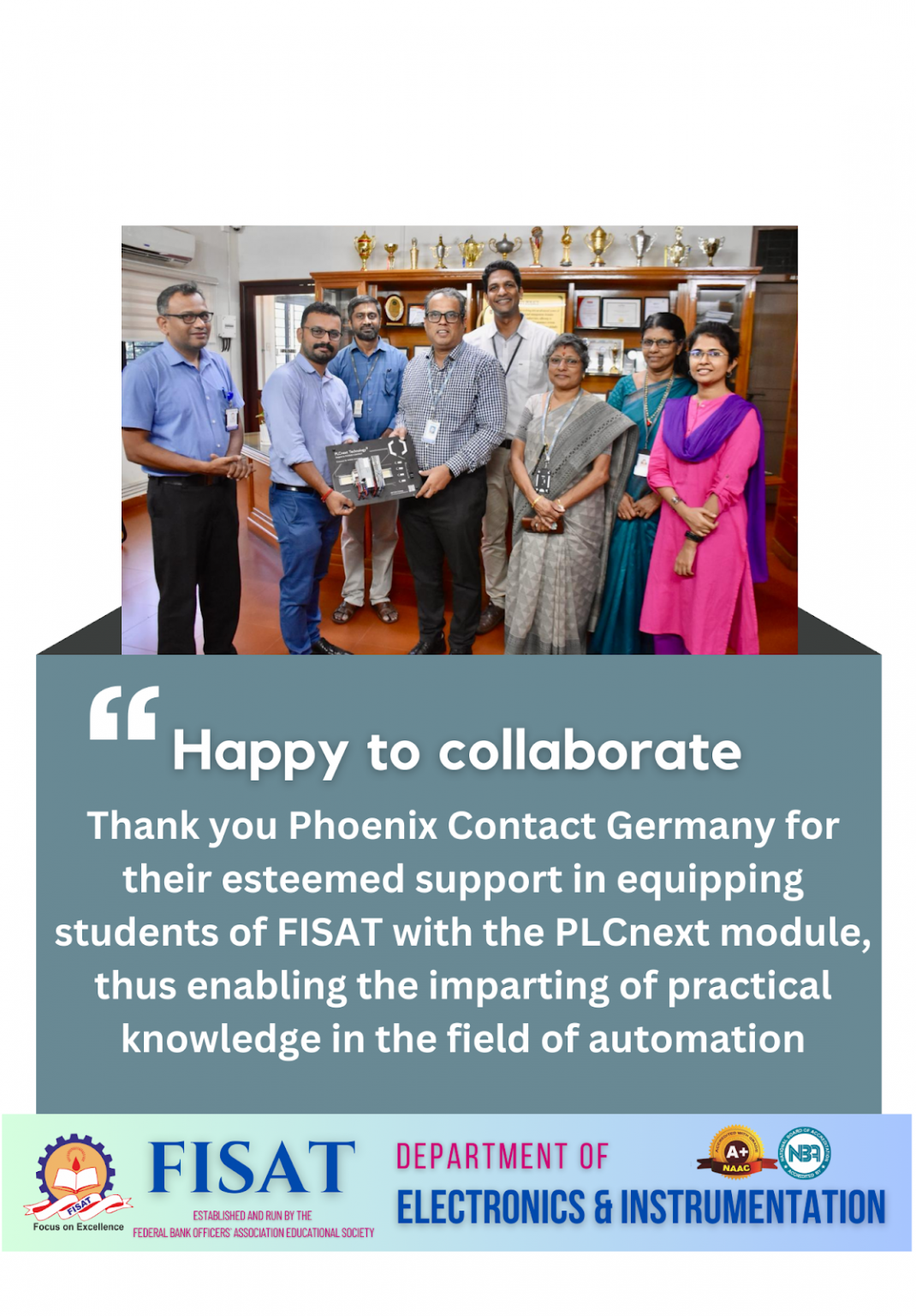 Students Achievements | FISAT | Federal Institute of Science And Technology