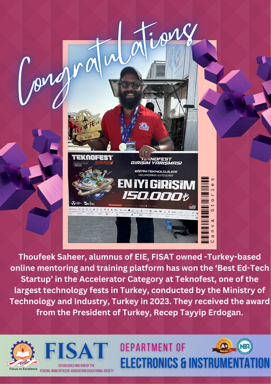 Students Achievements | FISAT | Federal Institute of Science And Technology