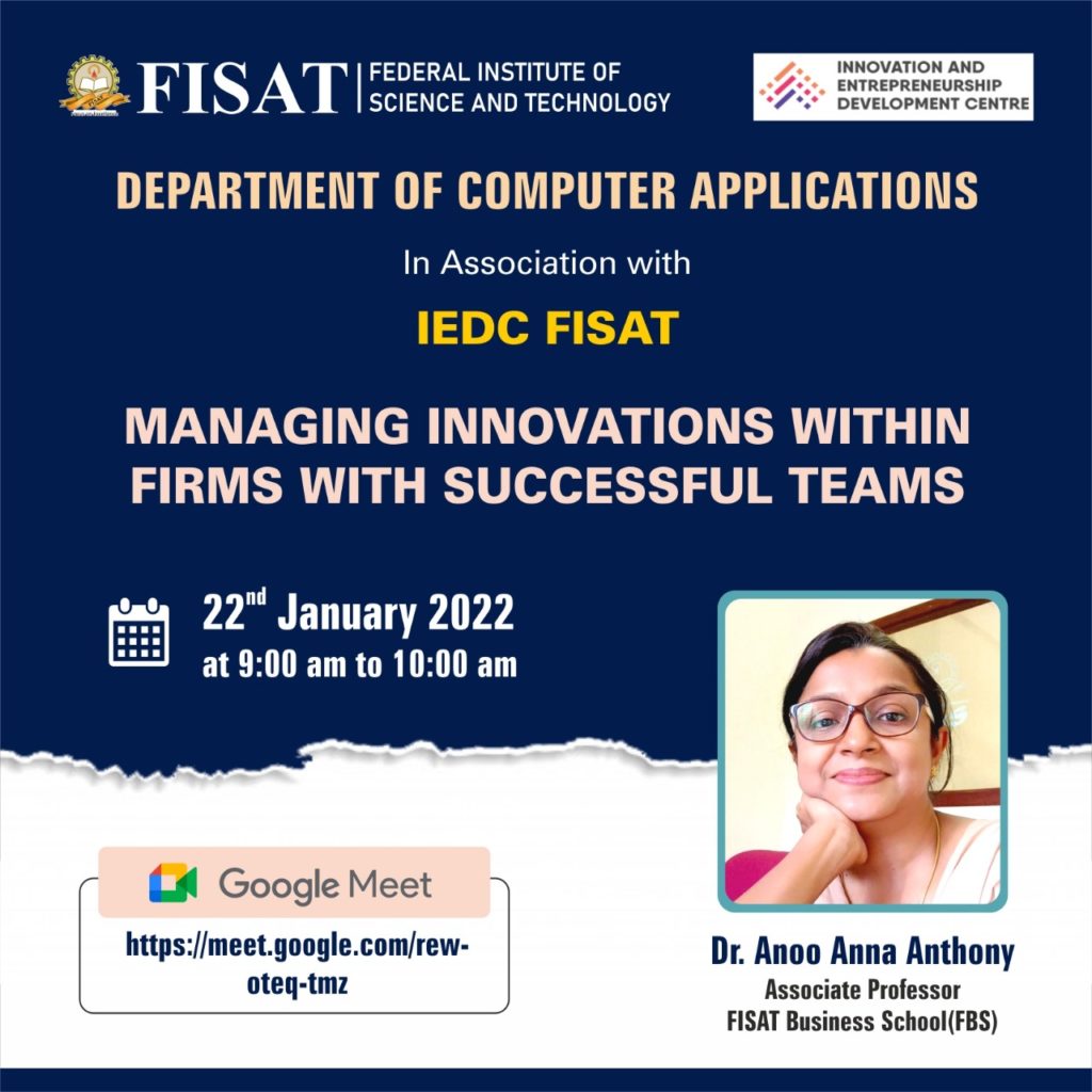 Placement & Career | Dept. Page Categories | FISAT | Federal Institute ...