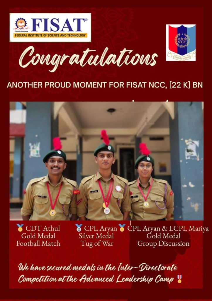 Student Achievements | FISAT | Federal Institute of Science And Technology