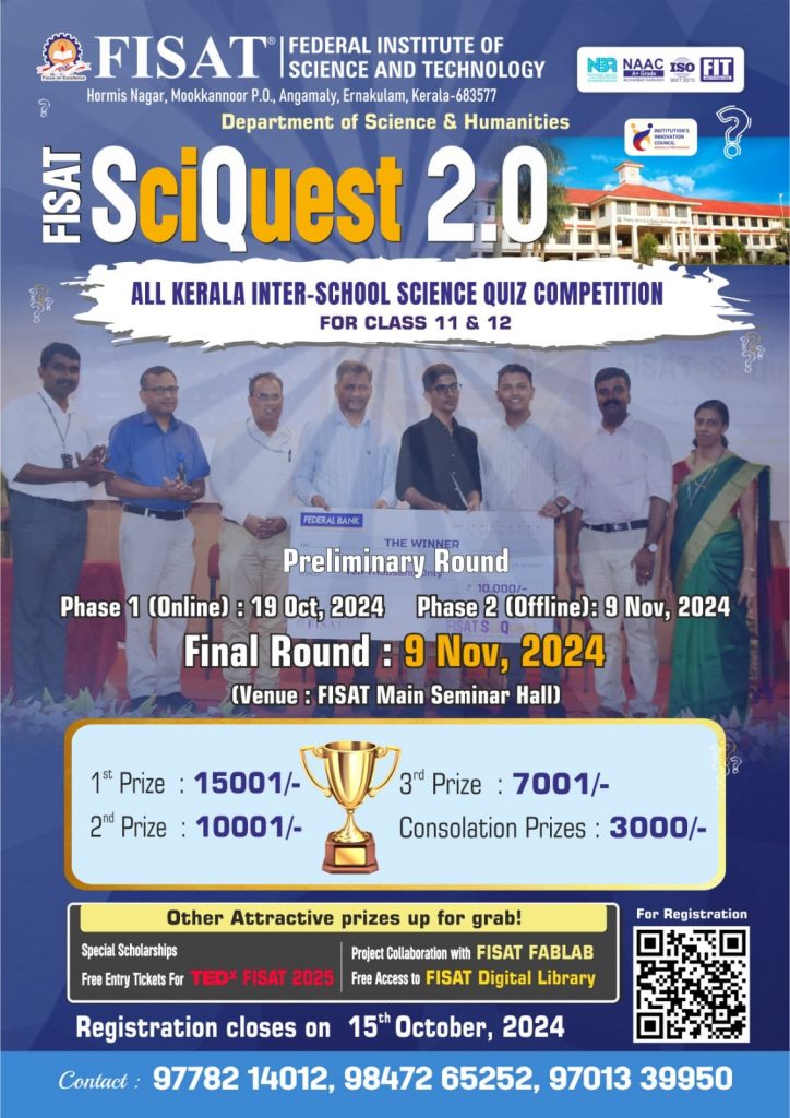 SciQuest 2.0 | FISAT | Federal Institute of Science And Technology